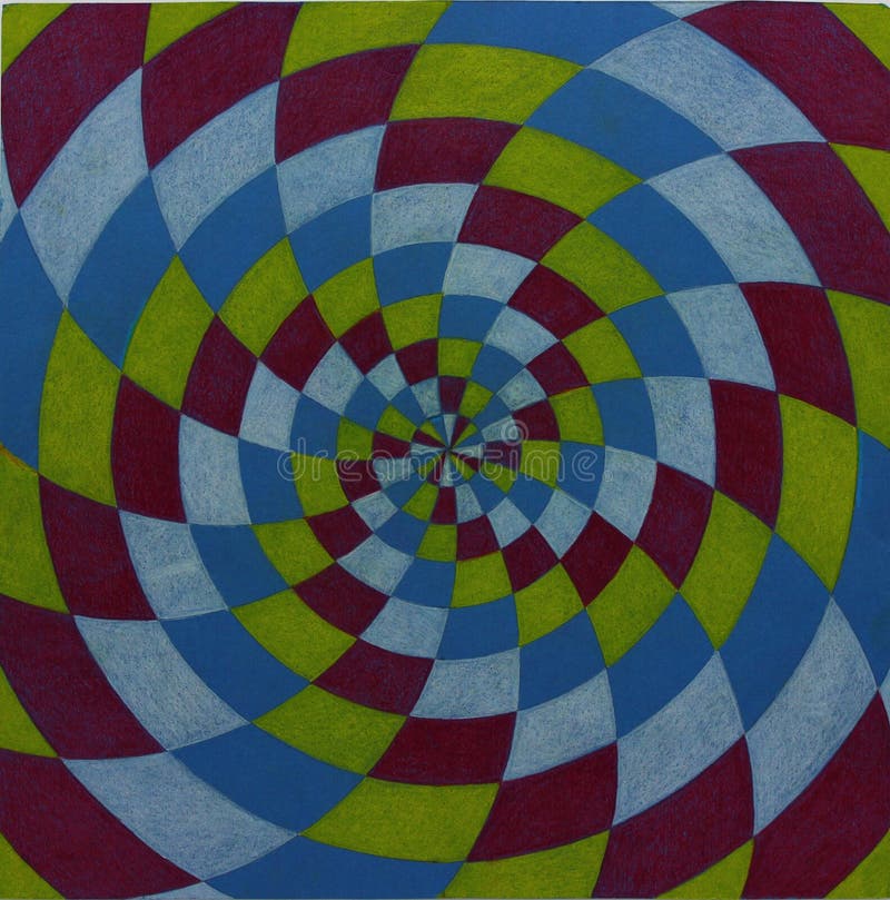 Vertigo of Colour stock photo. Image of abstract, center - 96612040