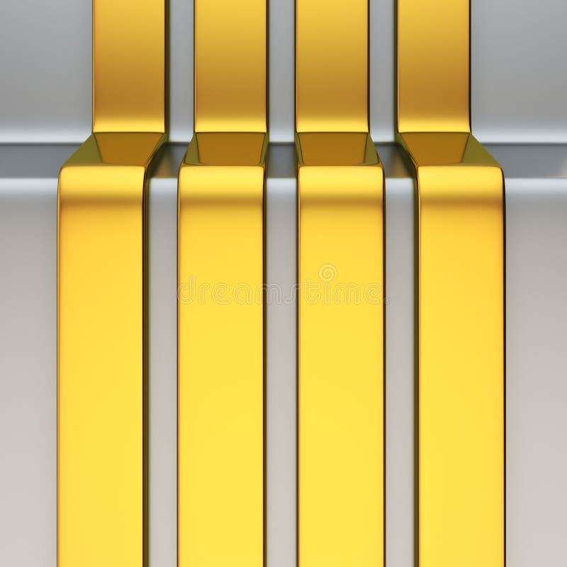 Goldene Streifen stock abbildung. Illustration von feld - 31365444