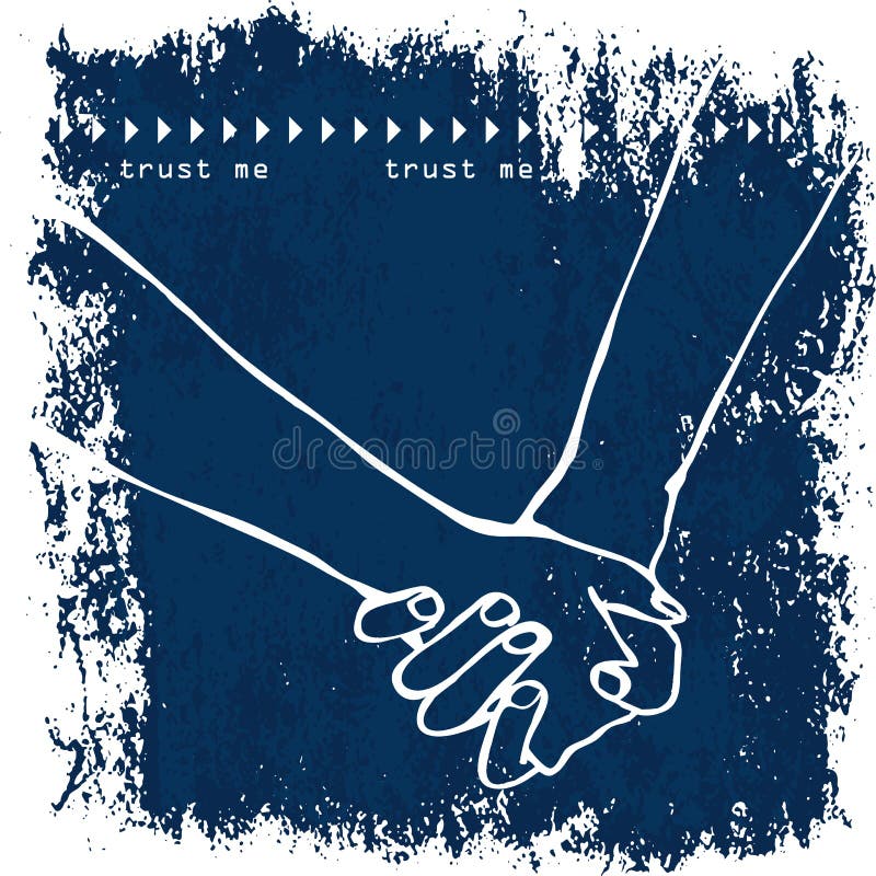 Vertrauen Sie Mir - Abstrakter Hintergrund Vektor Abbildung ...