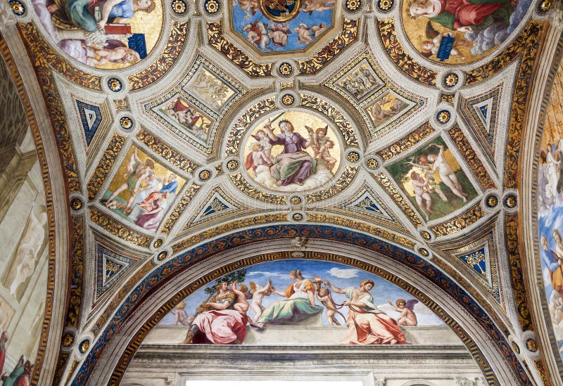 Vertus Cardinales Et Théologiques Photo stock éditorial - Image du ...