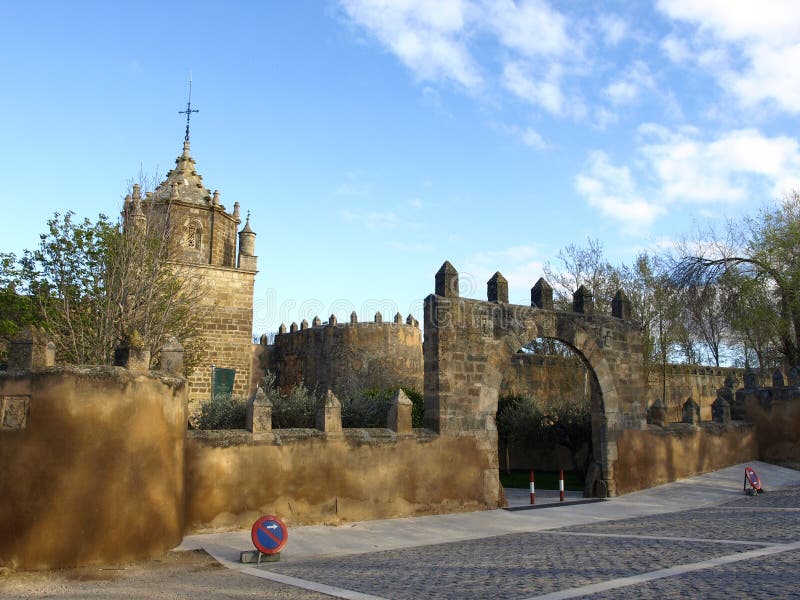 Veruela Monastery in Aragon Stock Image - Image of desde, fortification ...