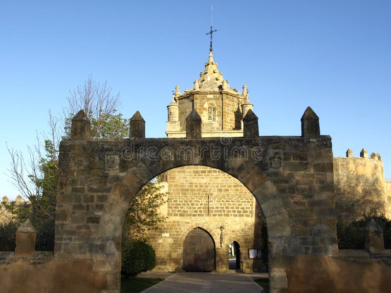 Veruela Monastery in Aragon Stock Photo - Image of cisterciense ...
