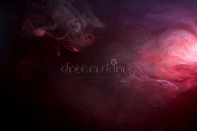 Verwickelter Roter Und Rosa Rauch Stockbild - Bild von testblatt ...