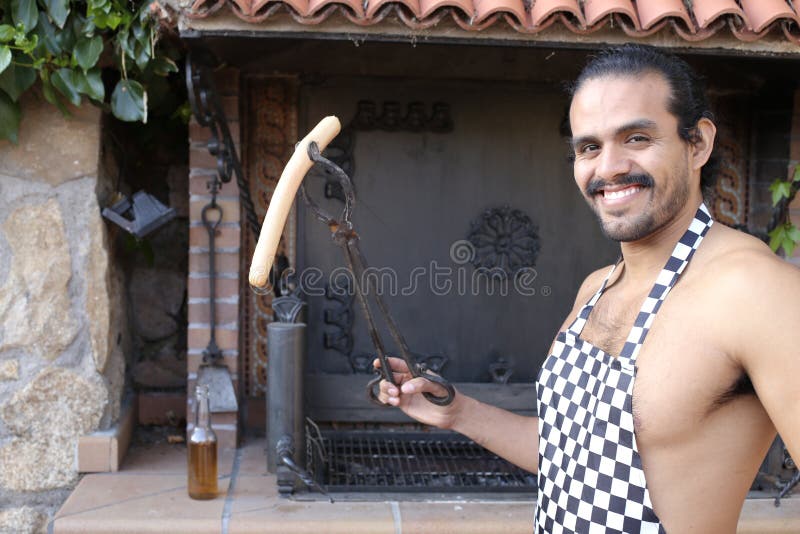 Very Attractive Muscular Chef at Work Stock Image - Image of athletic ...