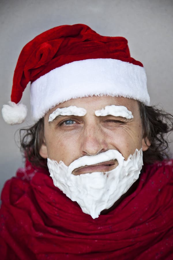 Very bad Santa Claus stock image. Image of revenge, holiday - 28074293