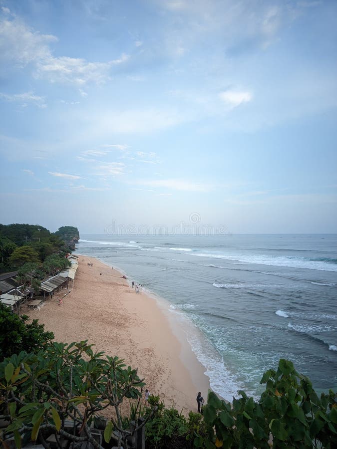 Very Beautiful View of the Beach, Small Peacock Island Stock Image ...