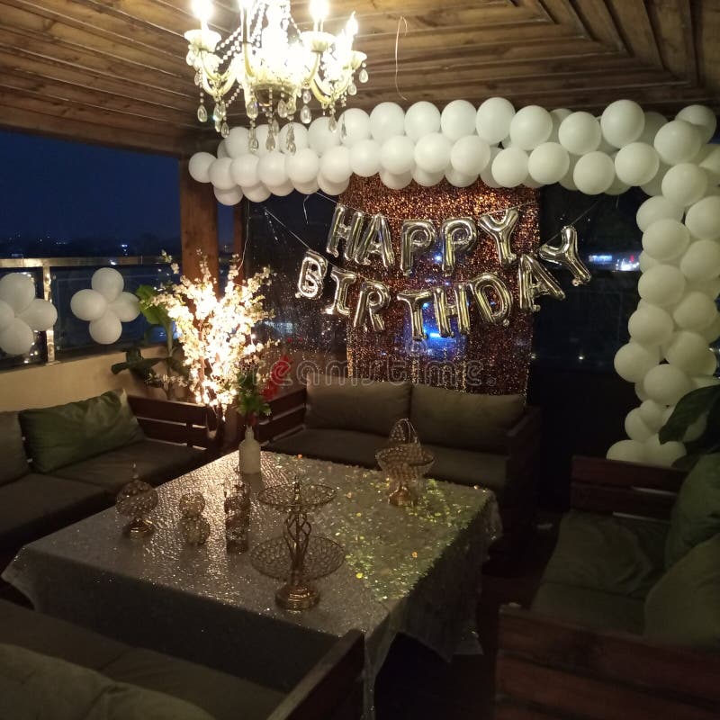 Very Beautiful Birthday Setup Stock Image - Image of birthday, setup ...