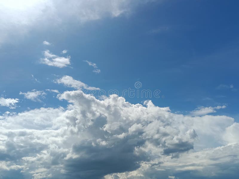 Very Beautiful Blue Sky View, White Clouds, Black Clouds, Bright ...