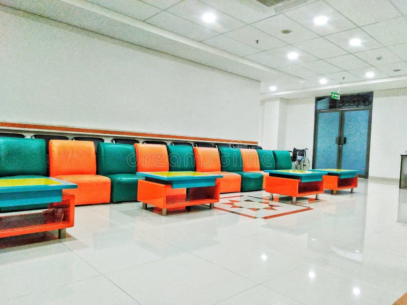 A Very Beautiful Color Combination of Chairs in a Room Stock Image ...