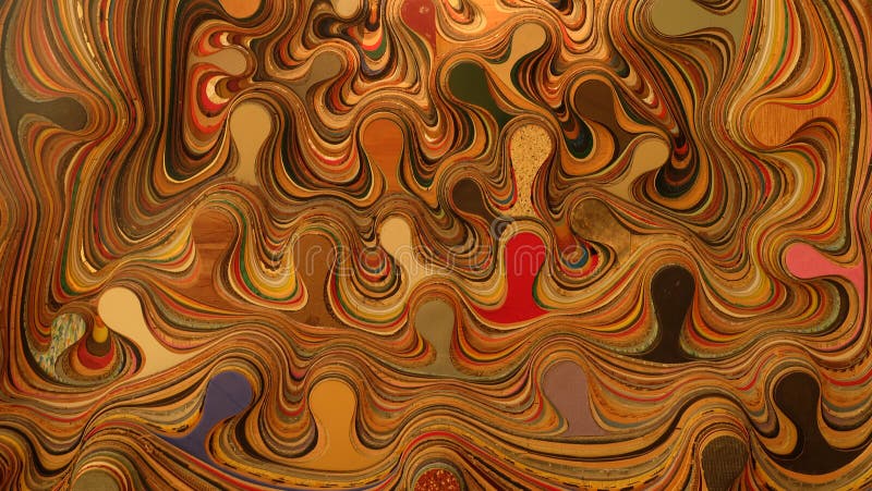 Very Beautiful Color Swirl Pattern Very Beautiful Design Art Stock ...