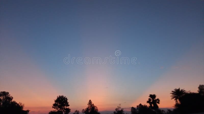 Evening Very Beautiful Skylit Stock Photo - Image of beautiful ...