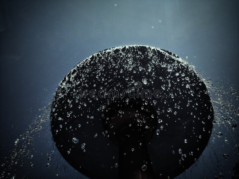 Very Beautiful Falling Water Stock Photo - Image of moon, darkness ...