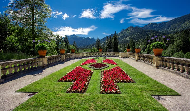 Very Beautiful Garden in Germany. Bavaria Stock Image - Image of color ...