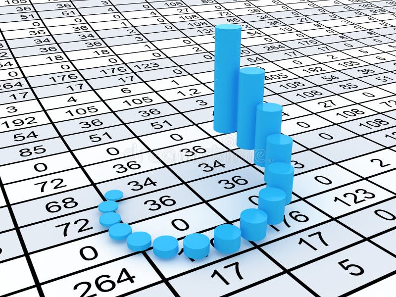 Business statistics stock illustration. Illustration of graphic - 29798783