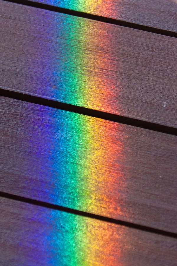 Rainbow on the wood stock image. Image of black, beautiful - 110582927