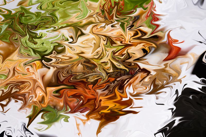 Very Beautiful Liquid Swirl Pattern Stock Photo - Image of chaos ...