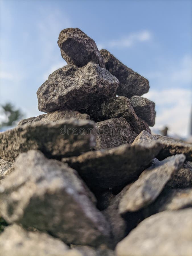 Very Beautiful and Natural Pile of Stones Stock Image - Image of ...