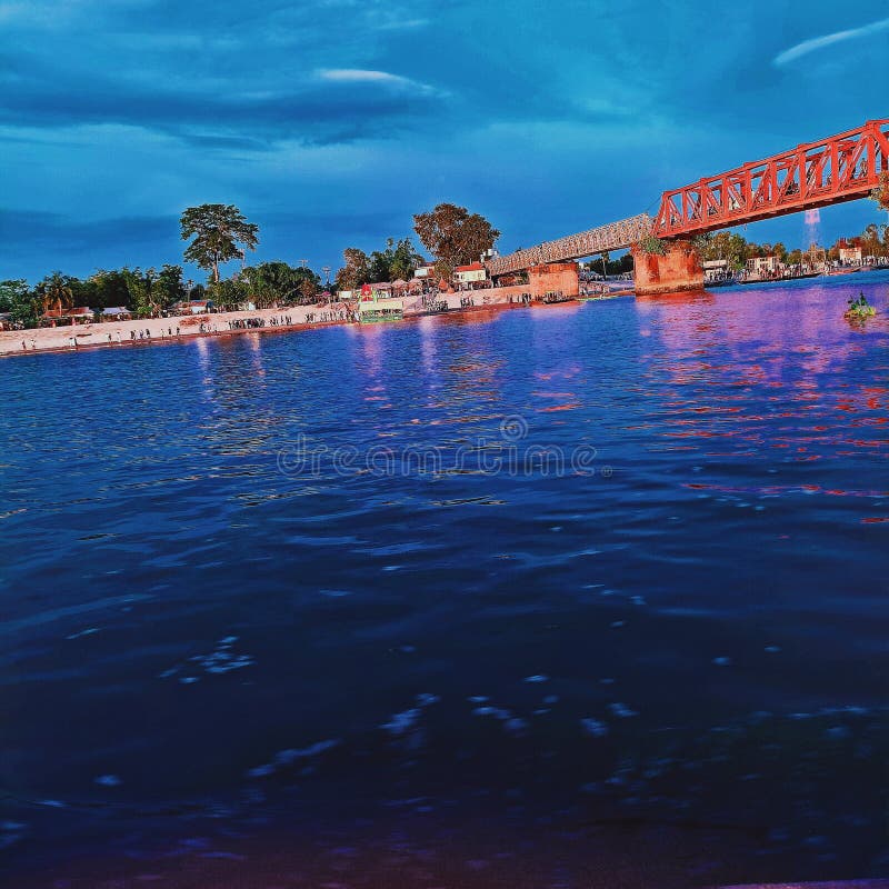 A Very Beautiful River Bridge Photo. Stock Photo - Image of beautiful ...