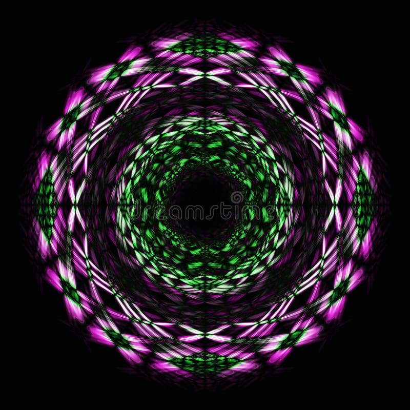 Very Beautiful Round Pink Abstract. Stock Illustration - Illustration ...