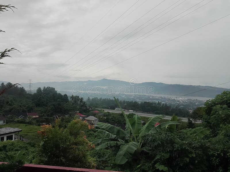 Very Beautiful Scenery in the Hilly Area Stock Image - Image of hilly ...