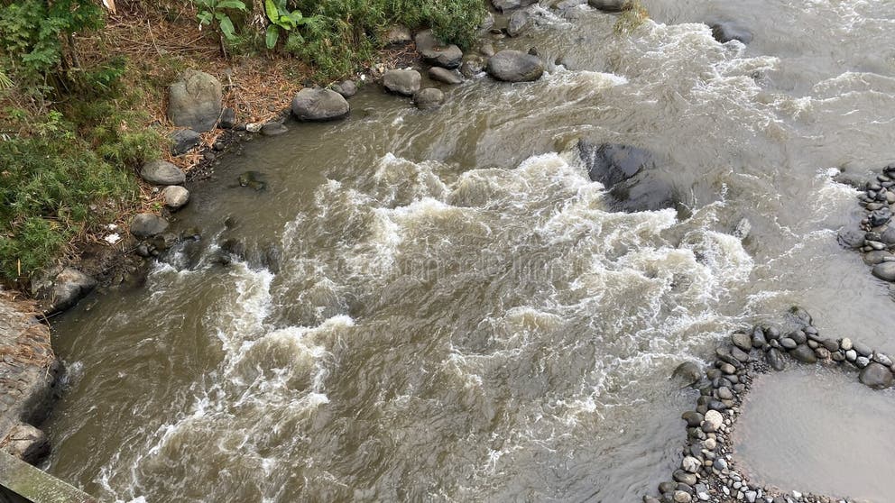 The Very Beautiful Serayu River Part 3 Stock Image - Image of wave ...