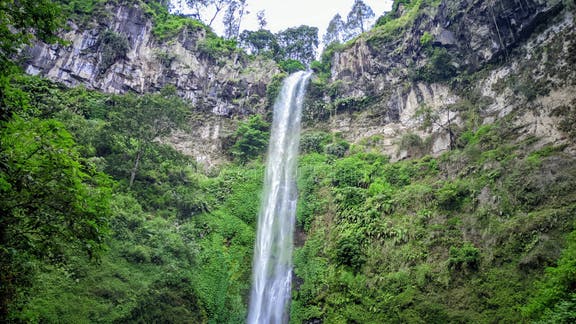 Very Beautiful Single Waterfall Stock Photo - Image of waterfall ...