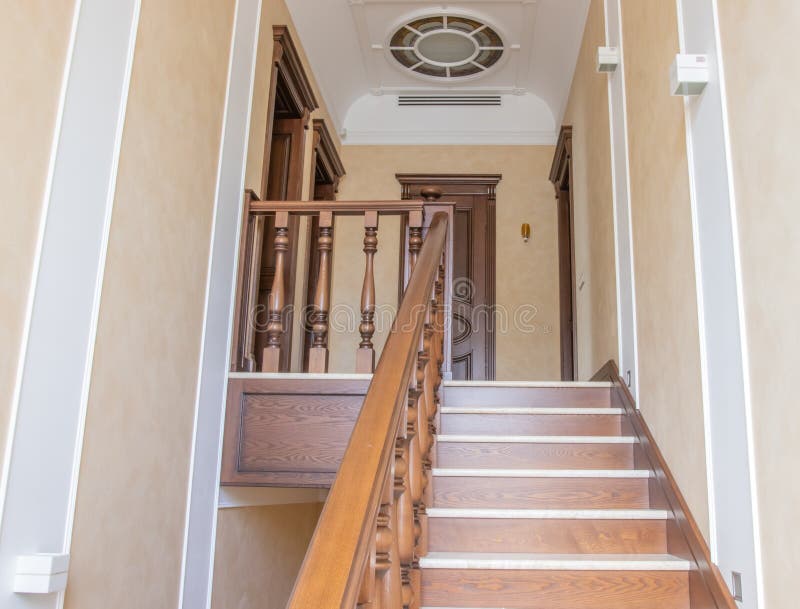 Very Beautiful Staircase and Modern Interior Stock Photo - Image of ...