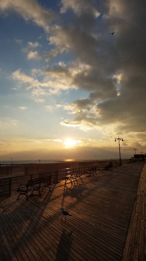 Very Beautiful Sunset on the Beach Stock Image - Image of sunset ...