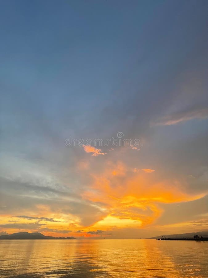 Very Beautiful Sunset Photo Stock Photo - Image of sunset, beautiful ...