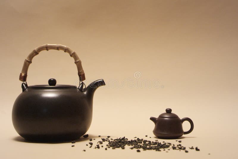 Very Beautiful Tea Composition. Shooting in a Studio with Artificial ...