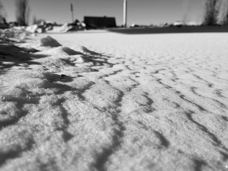 Very Beautiful Texture of Snow Cover Stock Image - Image of light ...