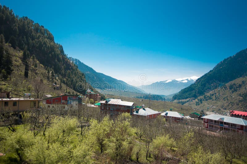 Very Beautiful Valley of Manali in Very Sunny Day Stock Image - Image ...