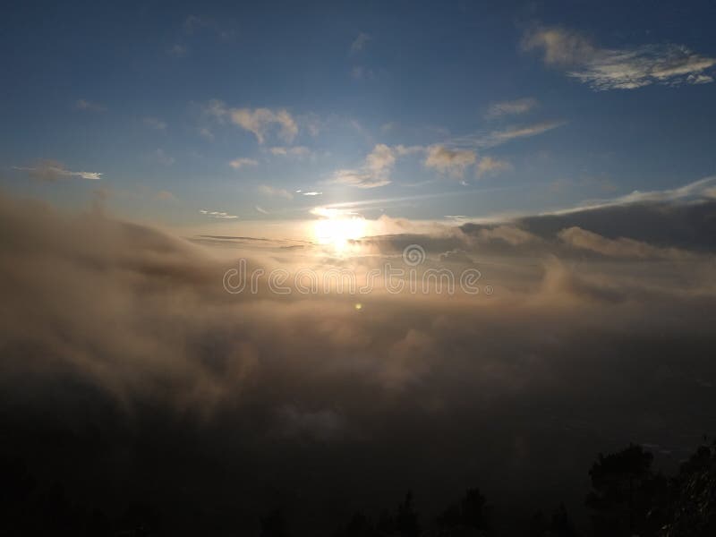 A Very Beautiful View on the Mountain Refreshes the Eye Stock Image ...