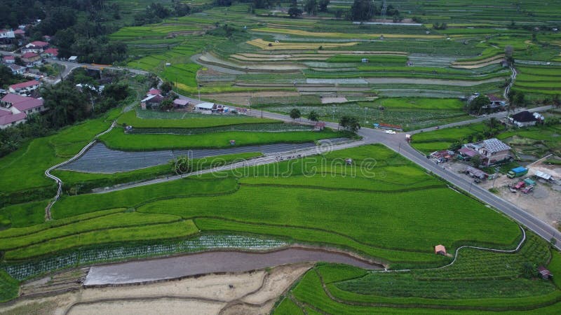 This is a Very Beautiful Village, Has a Very Charming Farm Stock Image ...