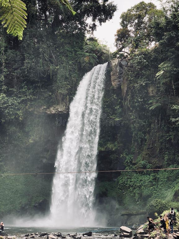 A Very Beautiful Waterfall View To Look at Stock Photo - Image of look ...