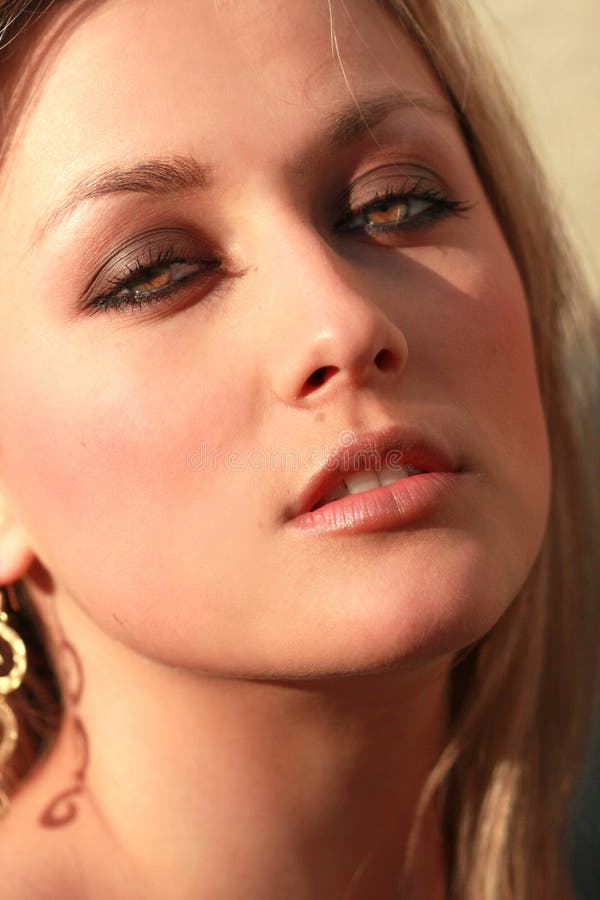 Very beautiful woman face stock photo. Image of skin, glamour - 4754724