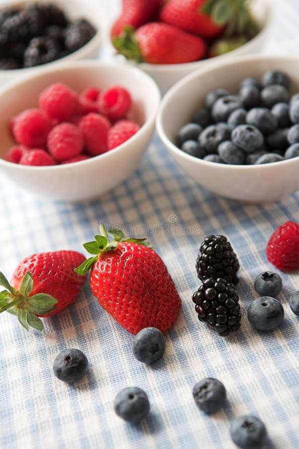 Bowls of berry goodness stock image. Image of antioxidant - 2031189
