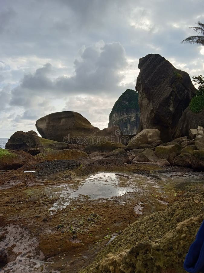 Very big rock stock image. Image of cliff, ocean, mountain - 251489281