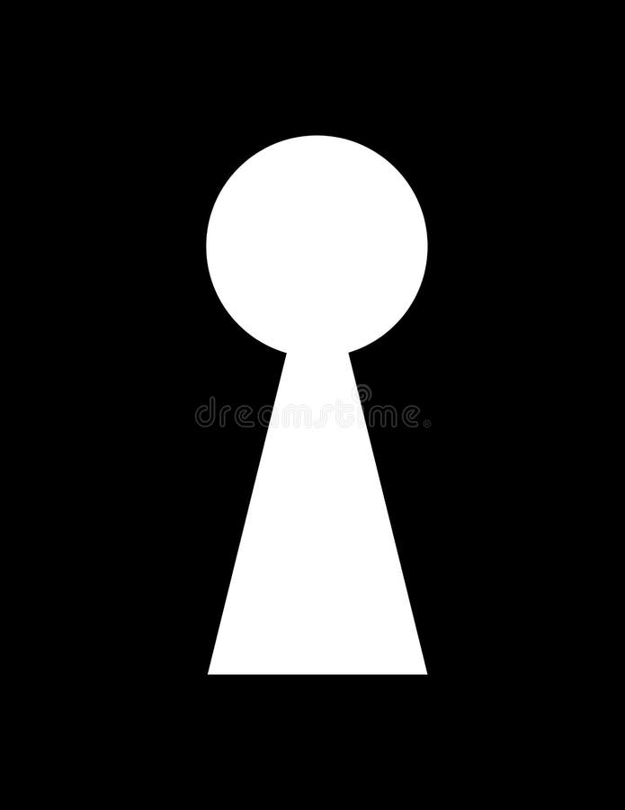 Keyhole vector stock vector. Illustration of vector, safety - 8886015