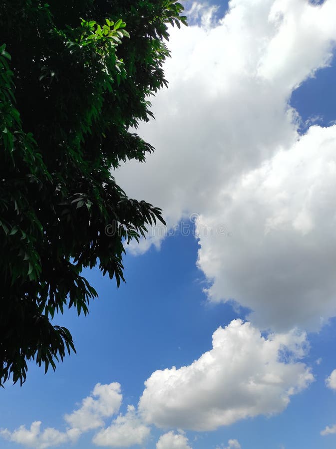 Very Bright Cloud Background during the Day Stock Image - Image of ...