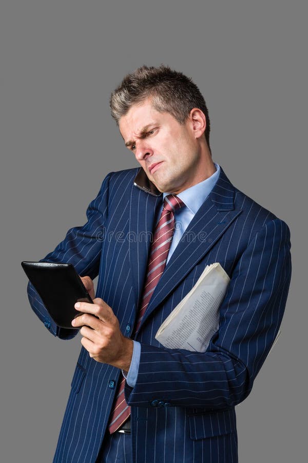Very busy businessman stock image. Image of businessman - 33725531