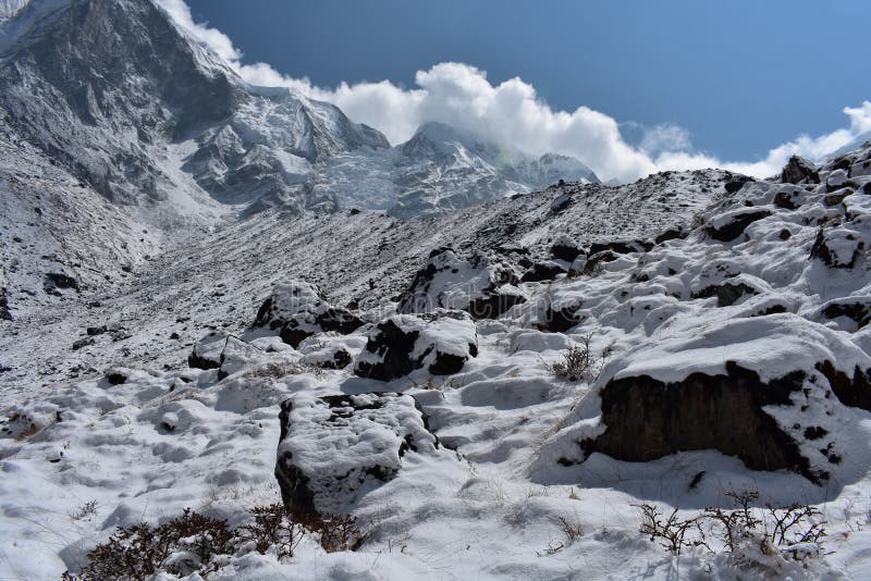 Snow way stock image. Image of snow, butifull - 137512907