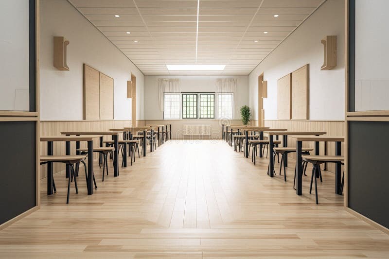 Symmetrical Design of Modern Elegant Educational Classroom for Children ...