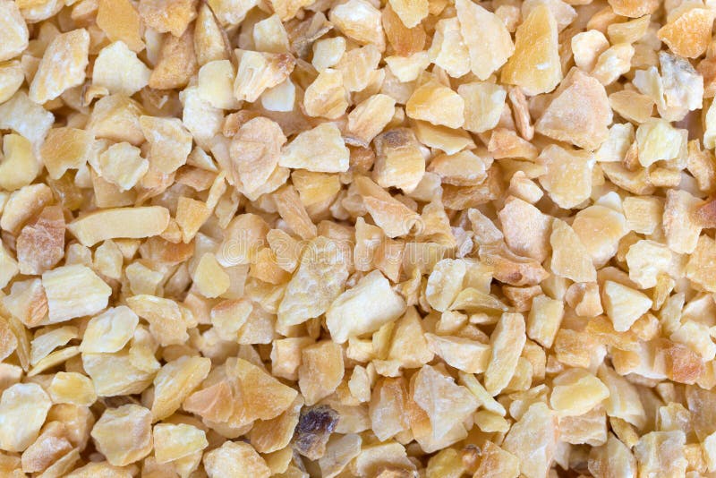 Very Close View of Dried Minced Garlic Stock Image - Image of gourmet ...