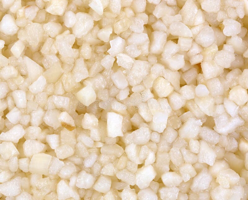 A Very Close View of Minced Garlic Stock Image - Image of view, healthy ...