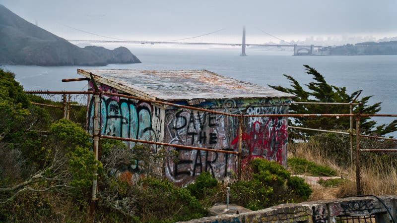 Very Colorful Graffiti on Abandoned Buildings Editorial Stock Image ...