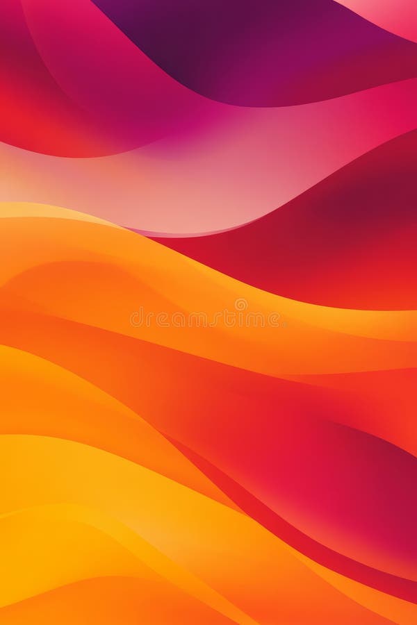 A Very Colorful Orange and Pink Background with a Wave Pattern Stock ...