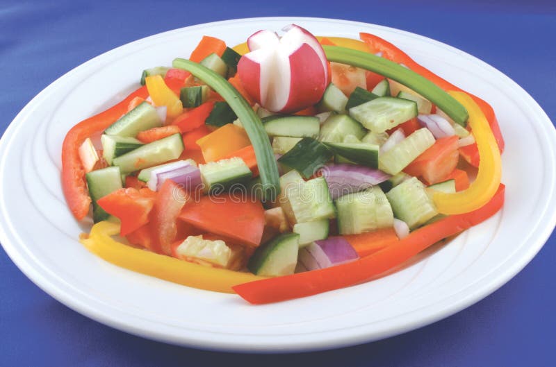 Very colourful salad stock image. Image of tomato, tomatoes - 2607091