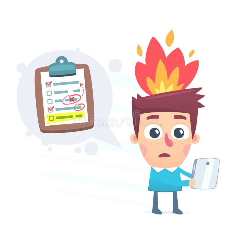 Very complex scheduling stock illustration. Illustration of depression ...