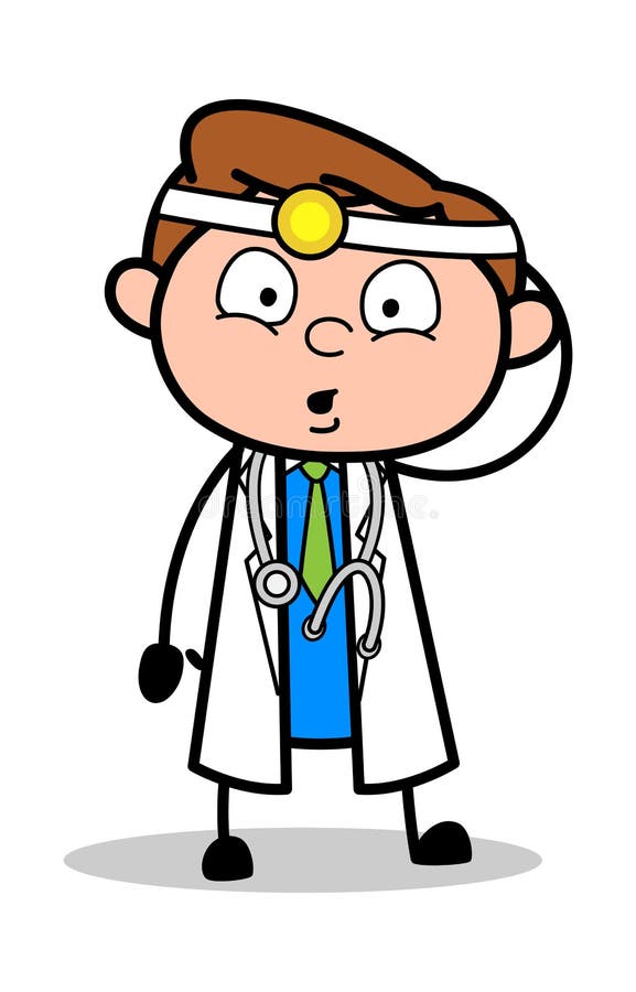 Confused Doctor Cartoon Stock Illustrations – 486 Confused Doctor ...
